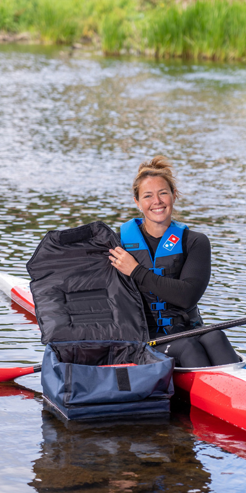 Domino's Floating Delivery Bag - Ask The Impossible